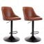 Set van 2 Monza barkrukken cognac | Barkrukoutlet.nl